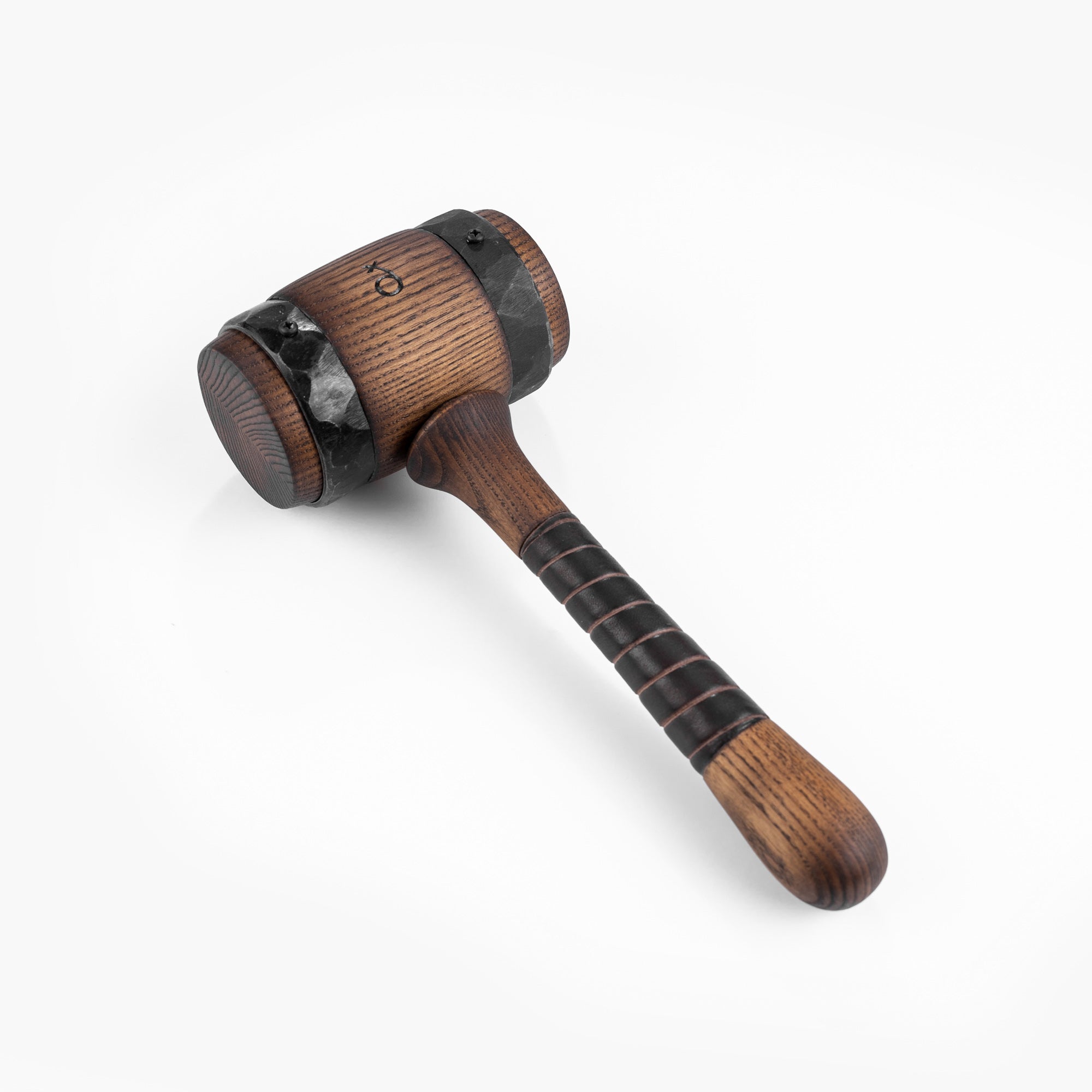 Middle-Sized Wooden Mallet with Rings – Fadir.tool