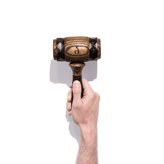 Small-Sized Wooden Mallet with Rings – Fadir Tools